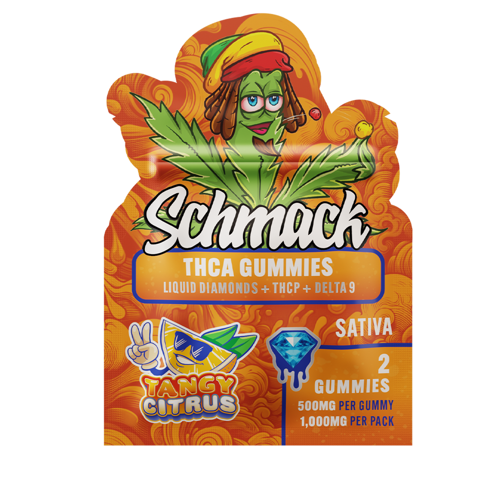 2CT Liquid Diamonds Gummies 1,000MG | Tangy Citrus - Sativa – Schmack