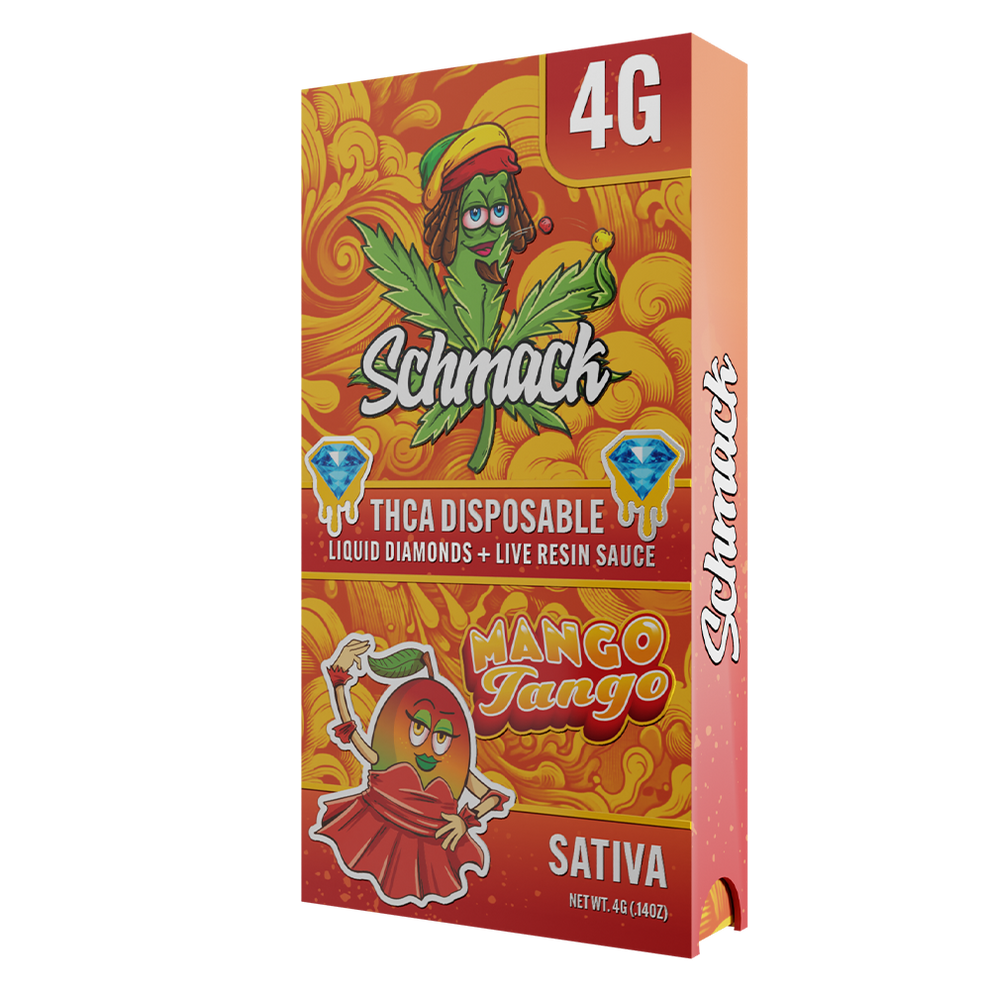 4 Gram Liquid Diamond THCa Disposable | Mango Tango - Sativa – Schmack